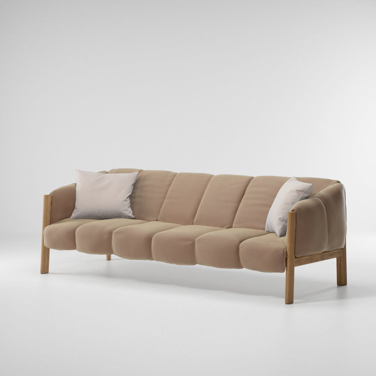 Kettal Plumon 3-seater sofa